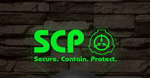 SCP logo 7 színű 3D led lámpa - 3dlampa.hu webáruház
